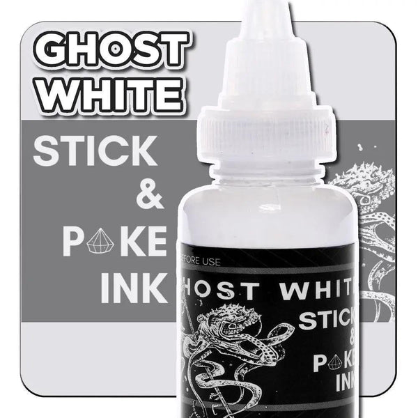 Ghost White tattoo Ink for Stick and Poke tattooists | SINGLE NEEDLE