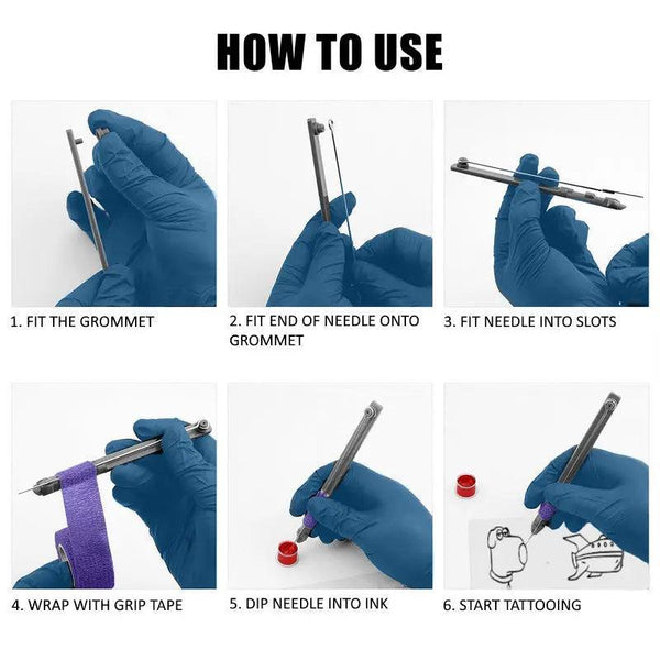 Stick and Poke 3D Printed Tool | SINGLE NEEDLE