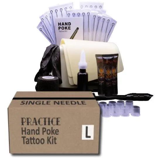 Stick and Poke PRACTICE Tattoo Kit - LARGE Box of 100 Hand Poke ...