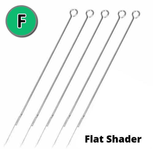 Stick and Poke Tattoo Flat Shader Needles - FS | SINGLE NEEDLE